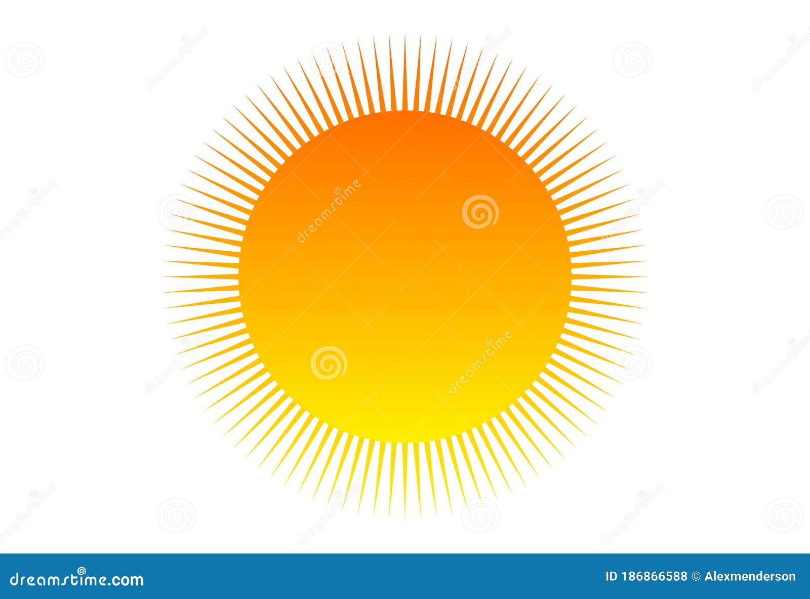 Abstract Sun Isolated on White Background Stock Photo - Illustration of ...