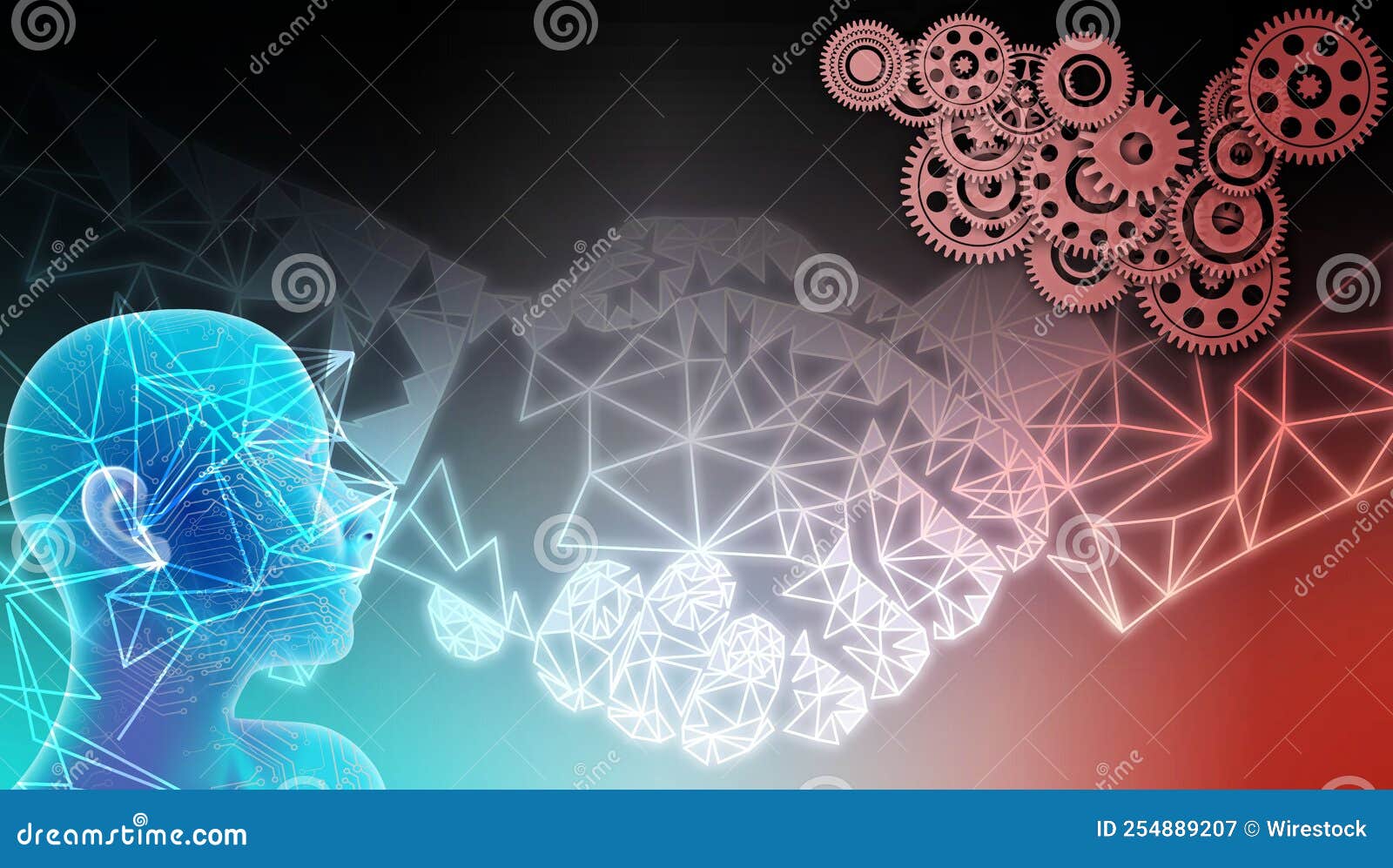 Illustration of Abstract Technology Background Concept Stock ...