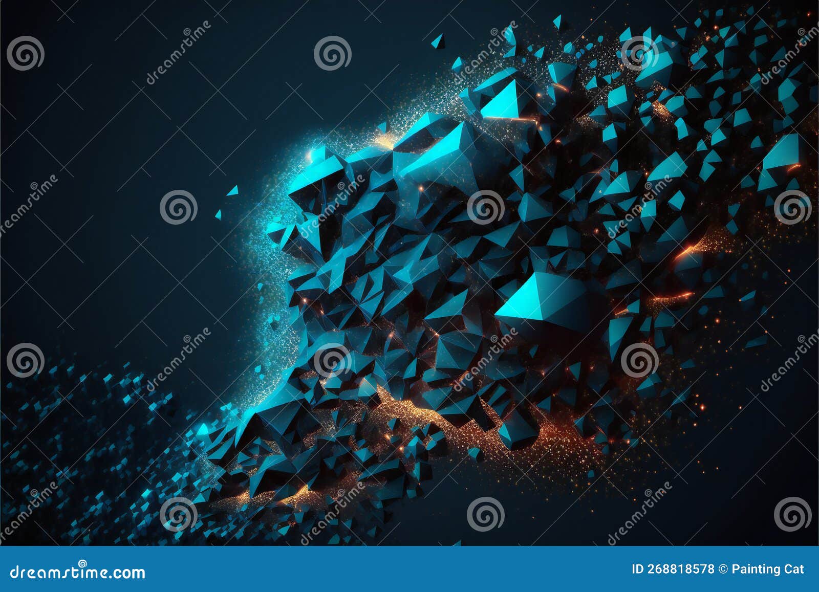 Abstract Technology Particles Mesh Background, Abstract Background ...