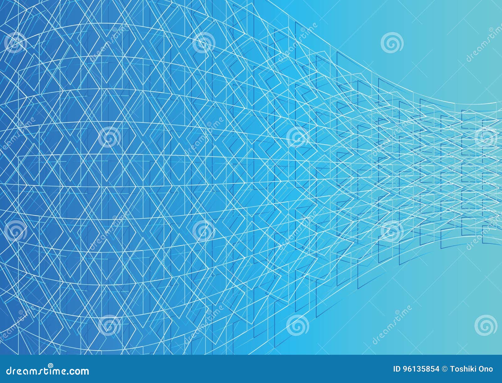 Illustration of Abstract Technology. Stock Illustration - Illustration ...