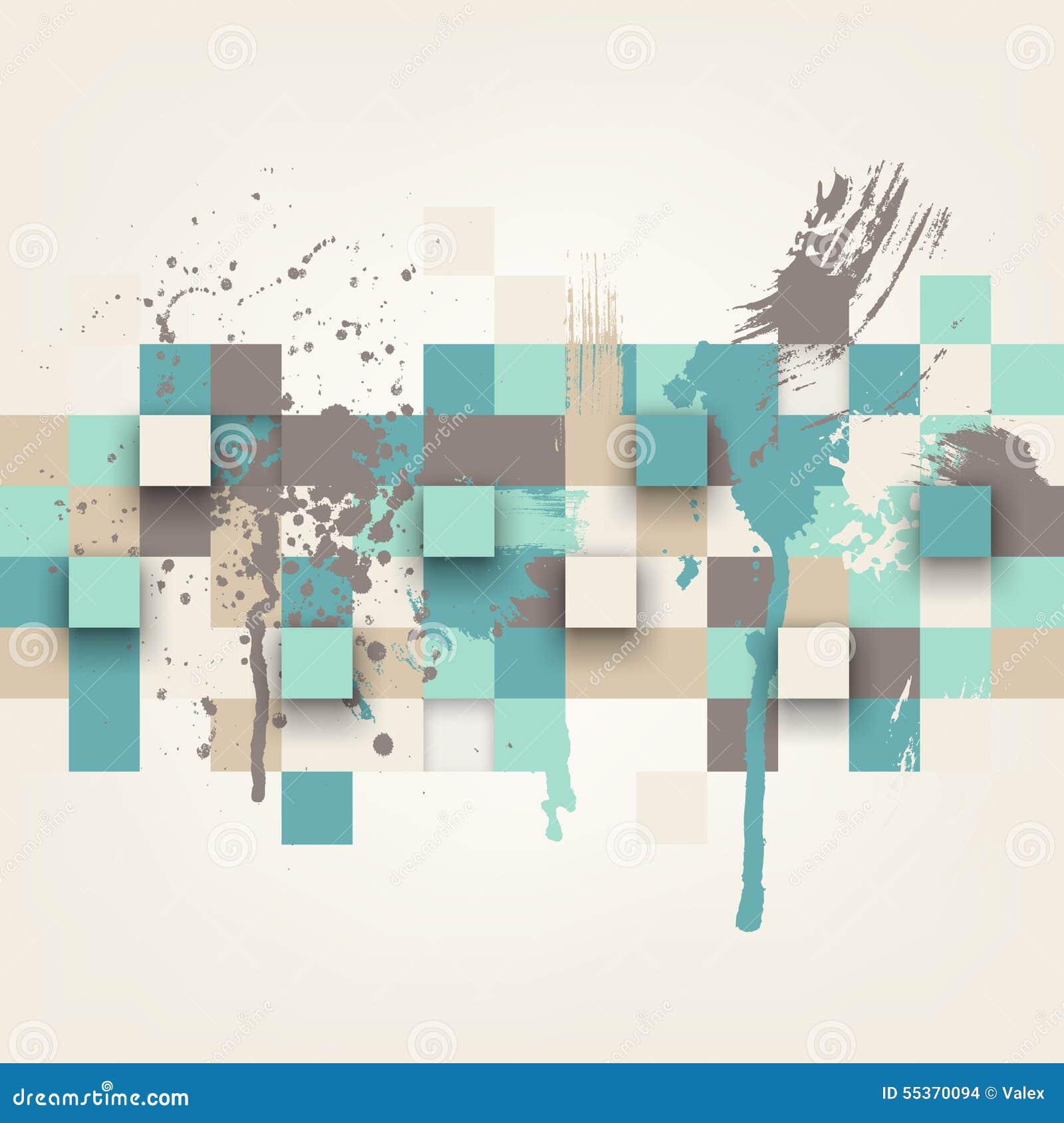 Illustration of Abstract Texture with Squares and Stock Vector ...