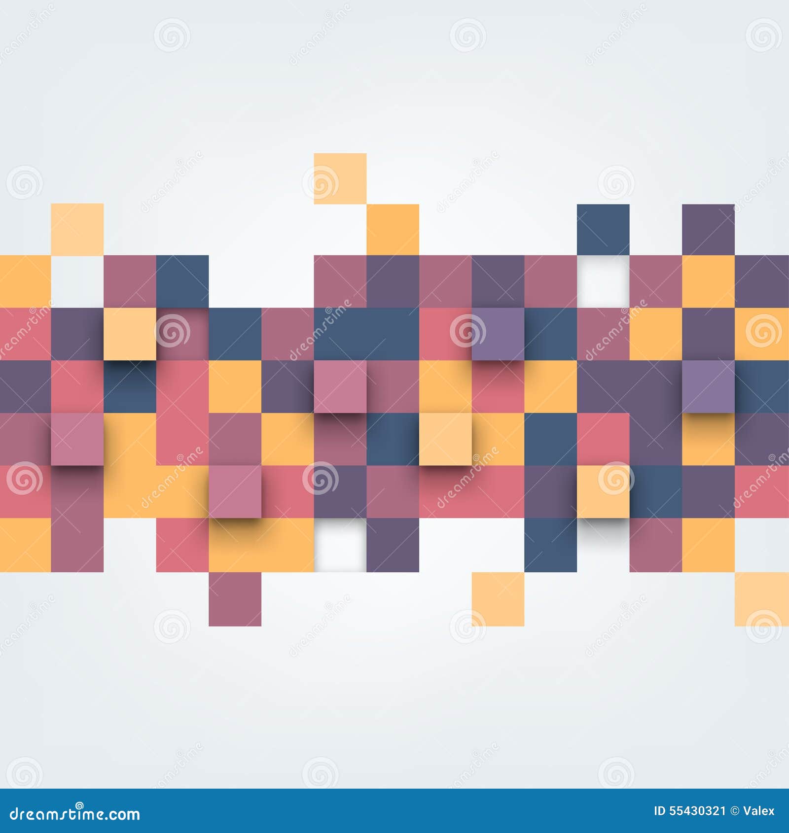 Illustration of Abstract Texture with Squares Stock Vector ...