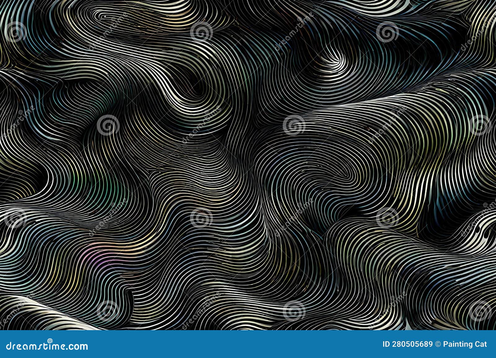 Abstract Wavy Background, Wavy Pattern with Optical Illusion Stock ...