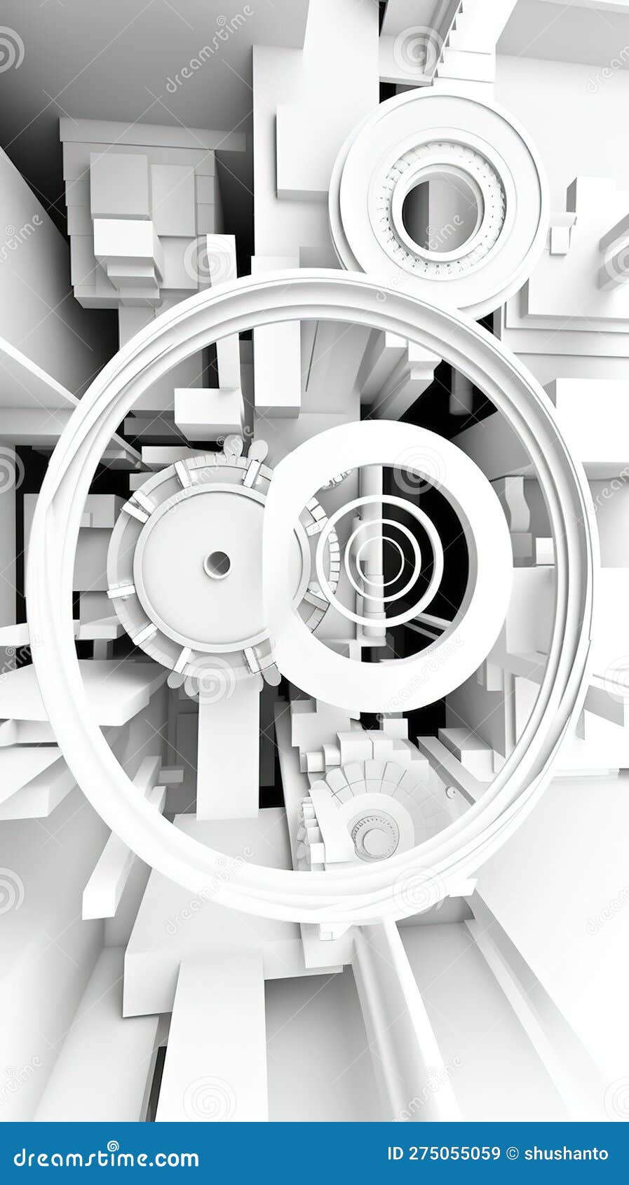 Illustration of Abstract White Background Manipulation Stock ...