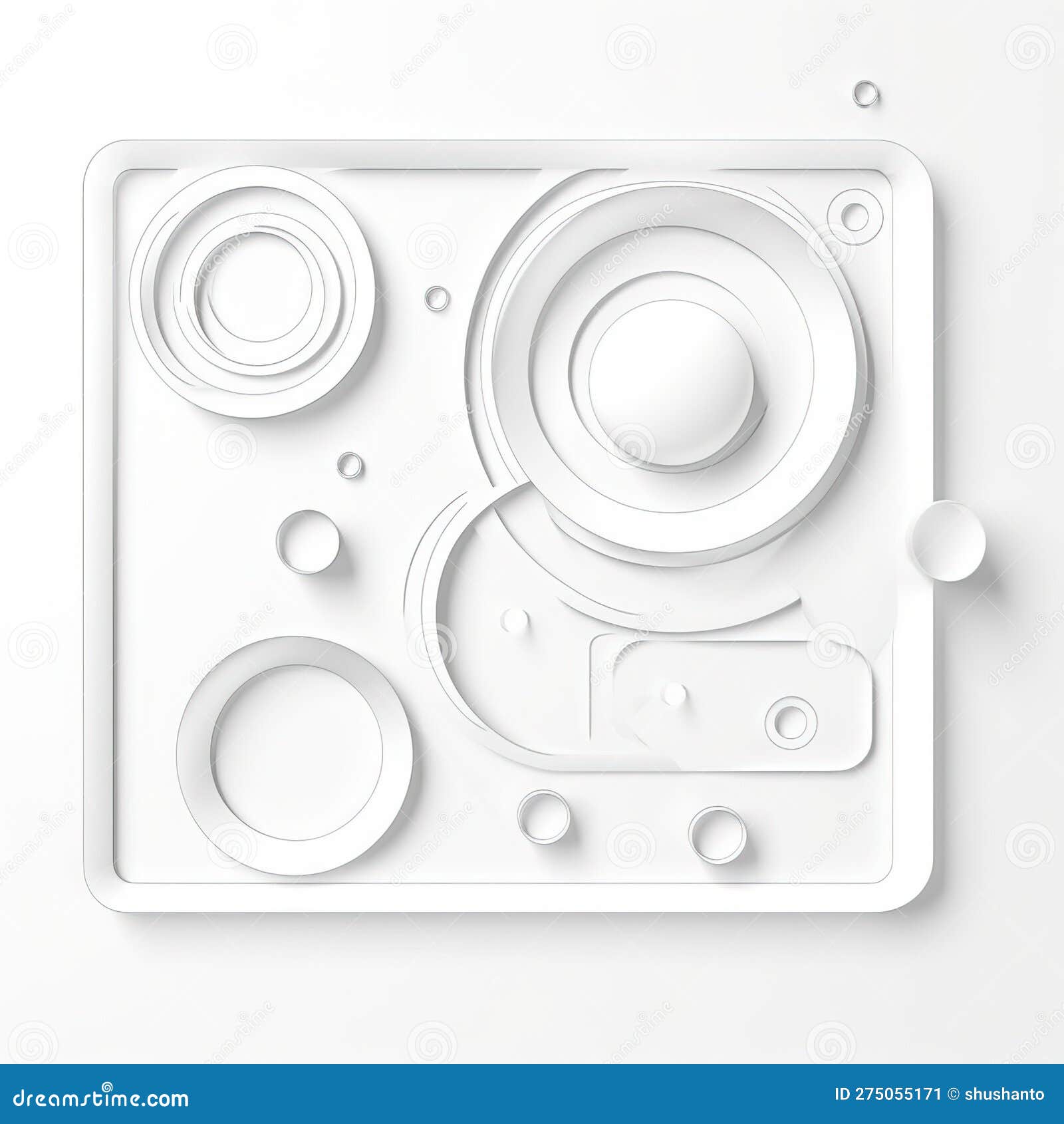 Illustration of Abstract White Background Manipulation Stock ...