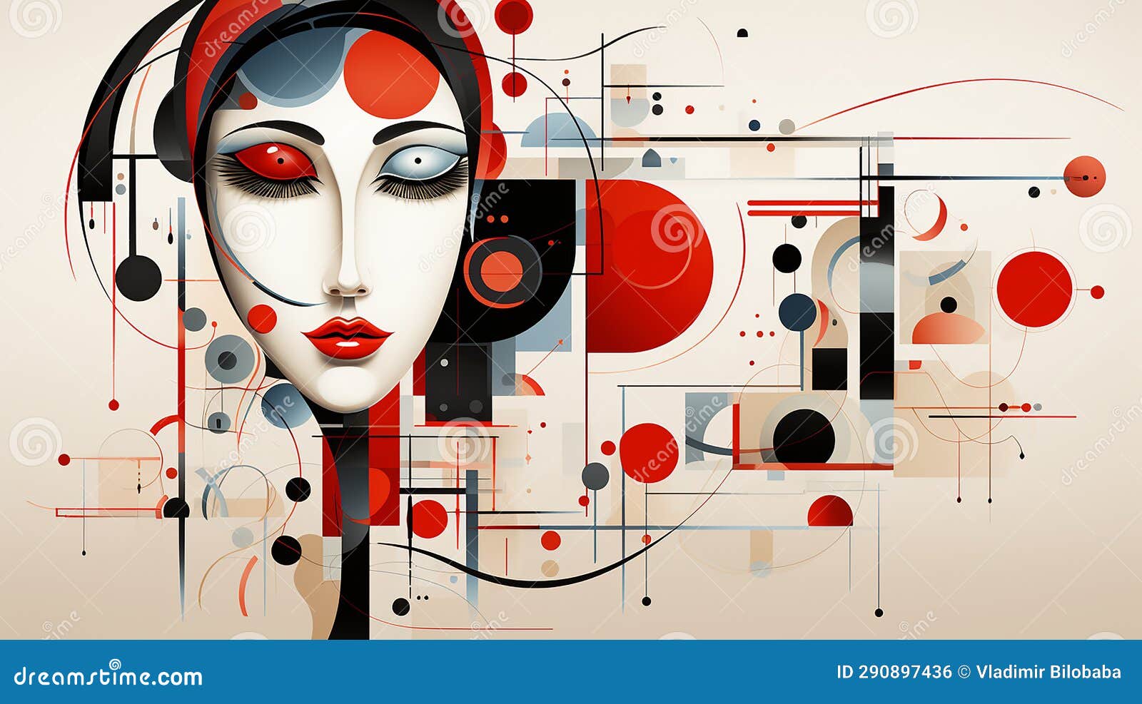 An Illustration of the Absurd Ideas of Dada Philosophy Stock ...