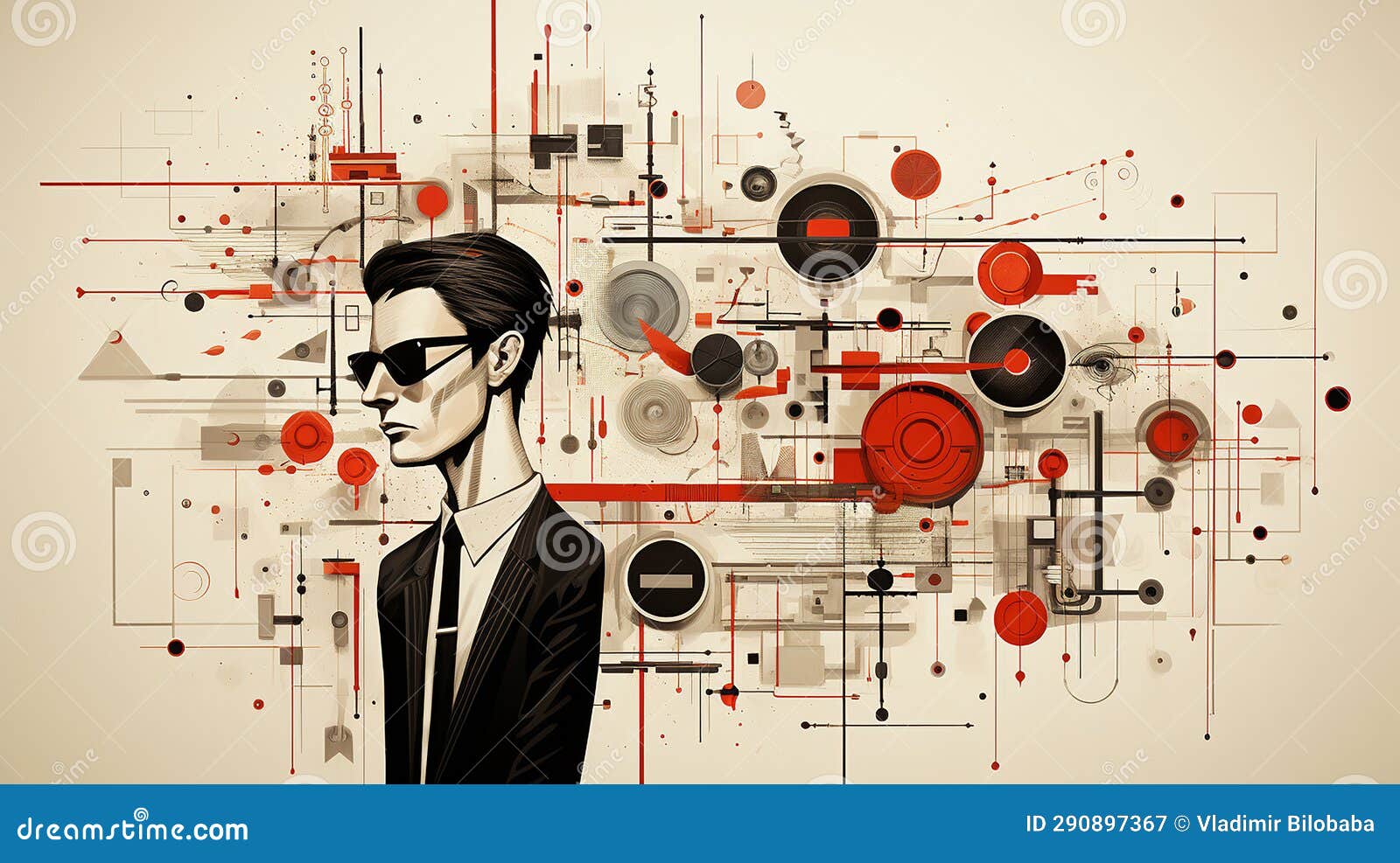 An Illustration Of The Absurd Ideas Of Dada Philosophy | CartoonDealer ...