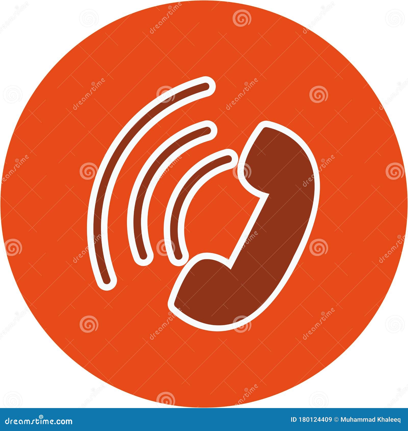 Illustration Active Call Icon for Personal and Commercial Use. Stock ...