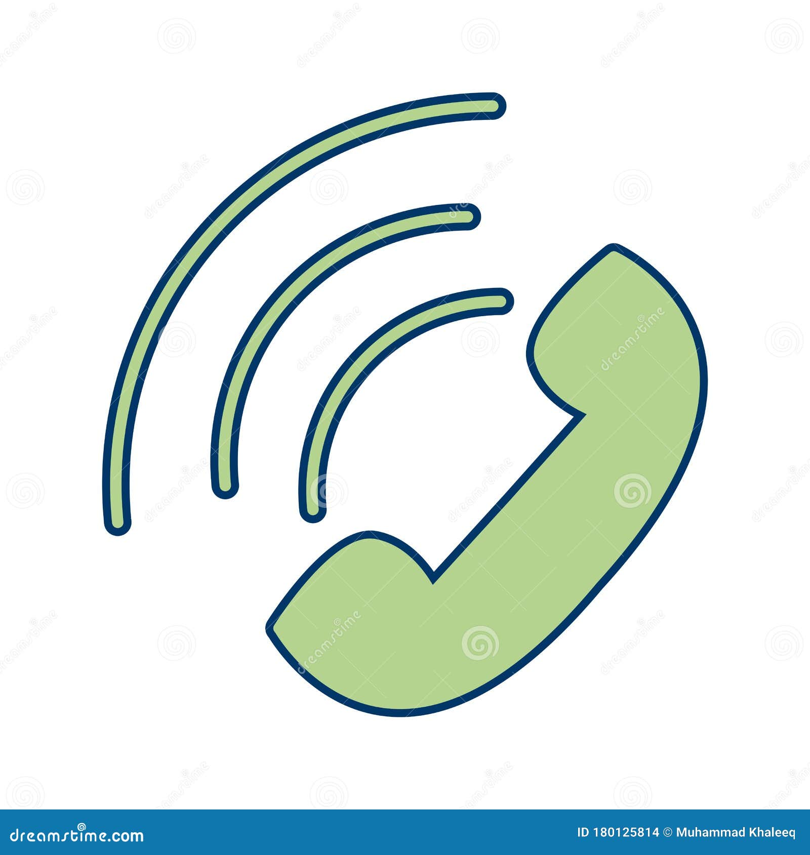 Illustration Active Call Icon for Personal and Commercial Use. Stock ...