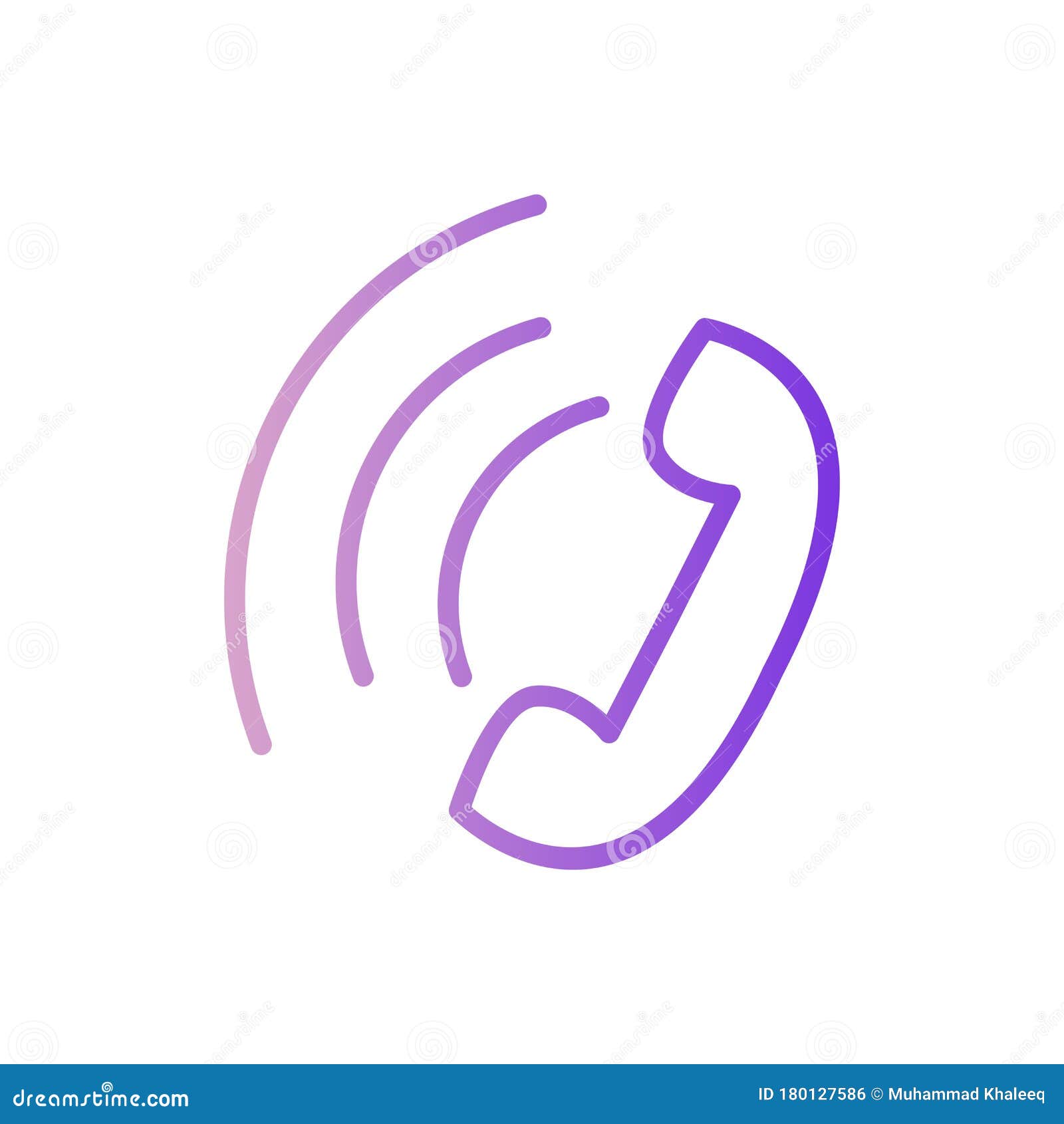 Illustration Active Call Icon for Personal and Commercial Use. Stock ...