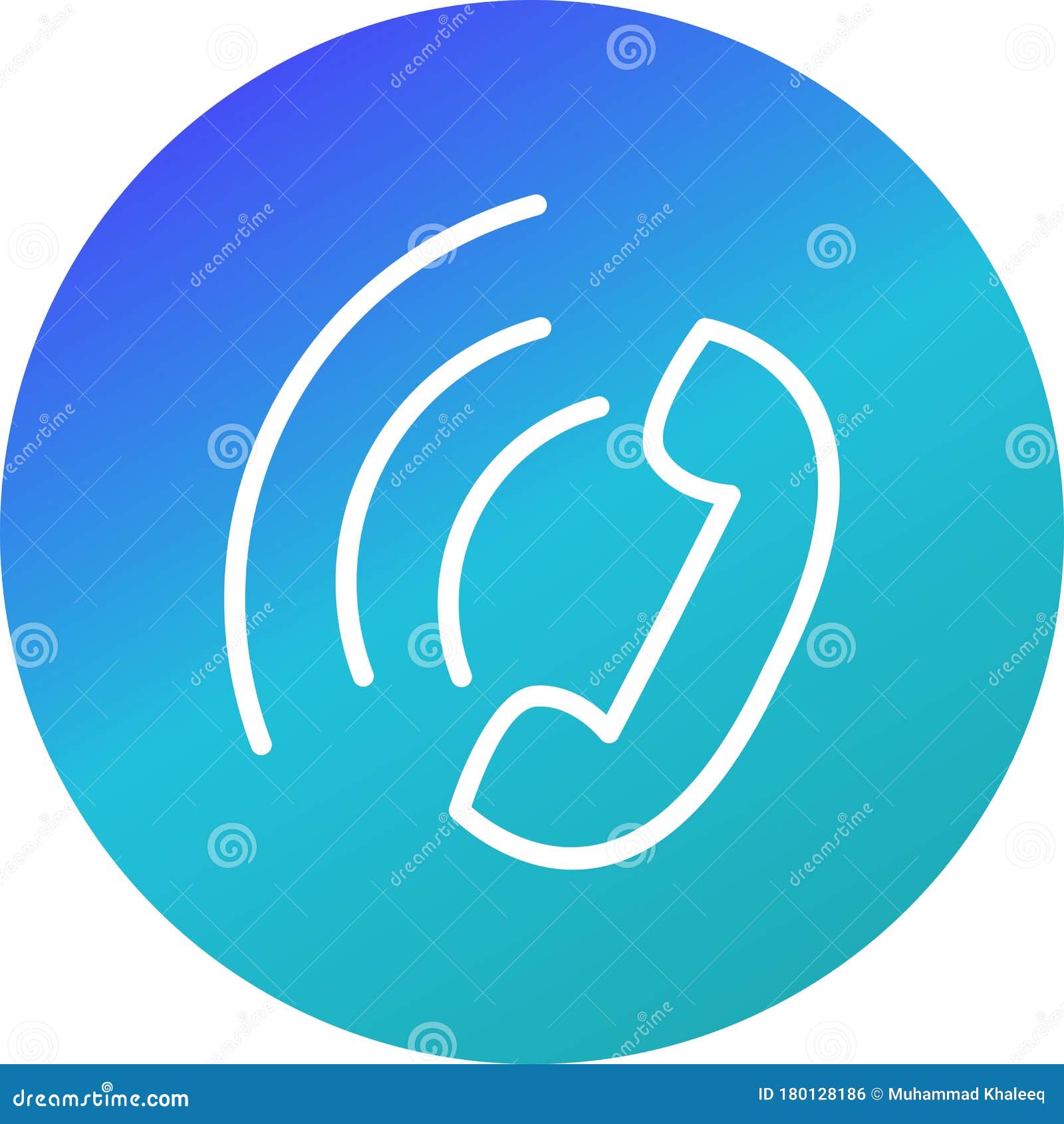 Illustration Active Call Icon for Personal and Commercial Use. Stock ...