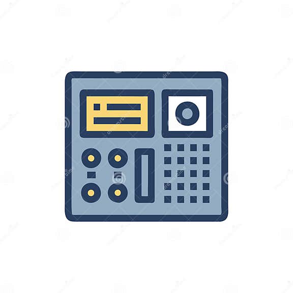 Advanced Intercom System for Communication Stock Illustration ...