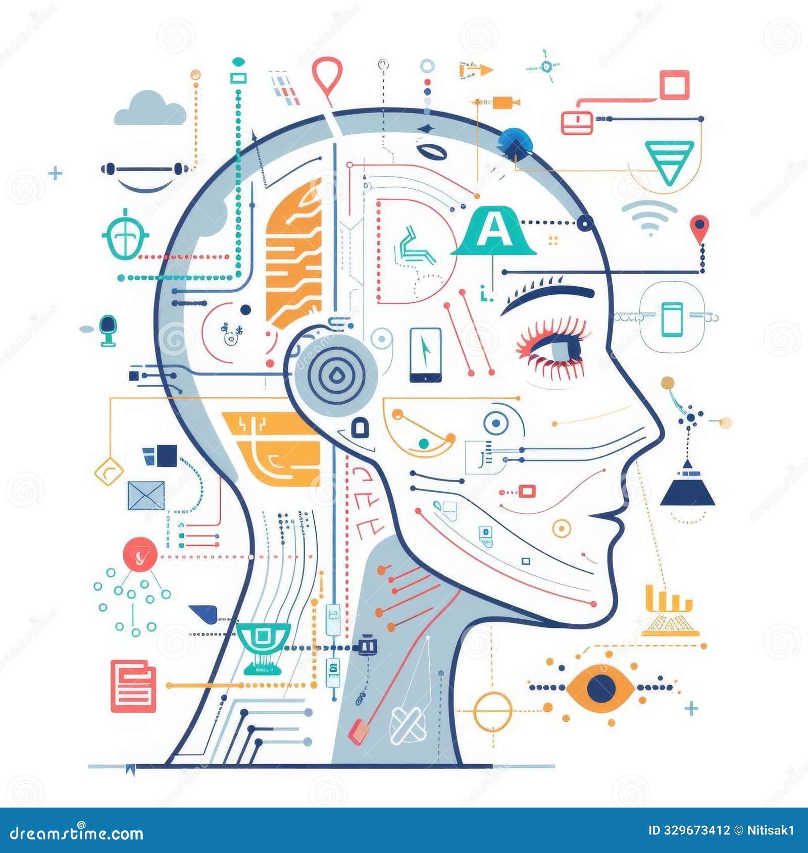 Strategic Vision Icon Vector. Trendy Flat Strategic Vision Icon From ...