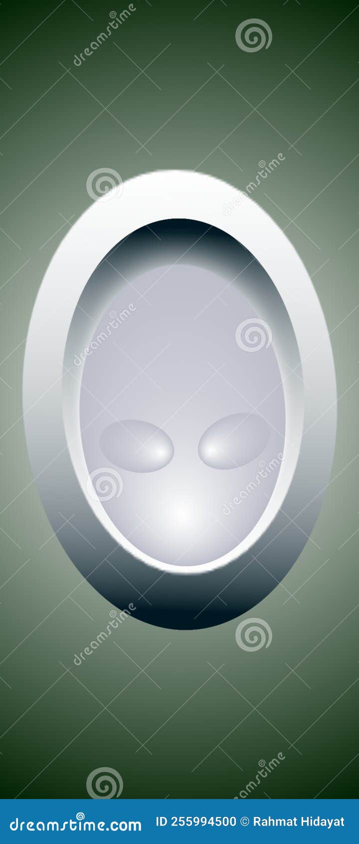 Illustration of Alien Face for Wallpaper Smartphone Stock Illustration ...