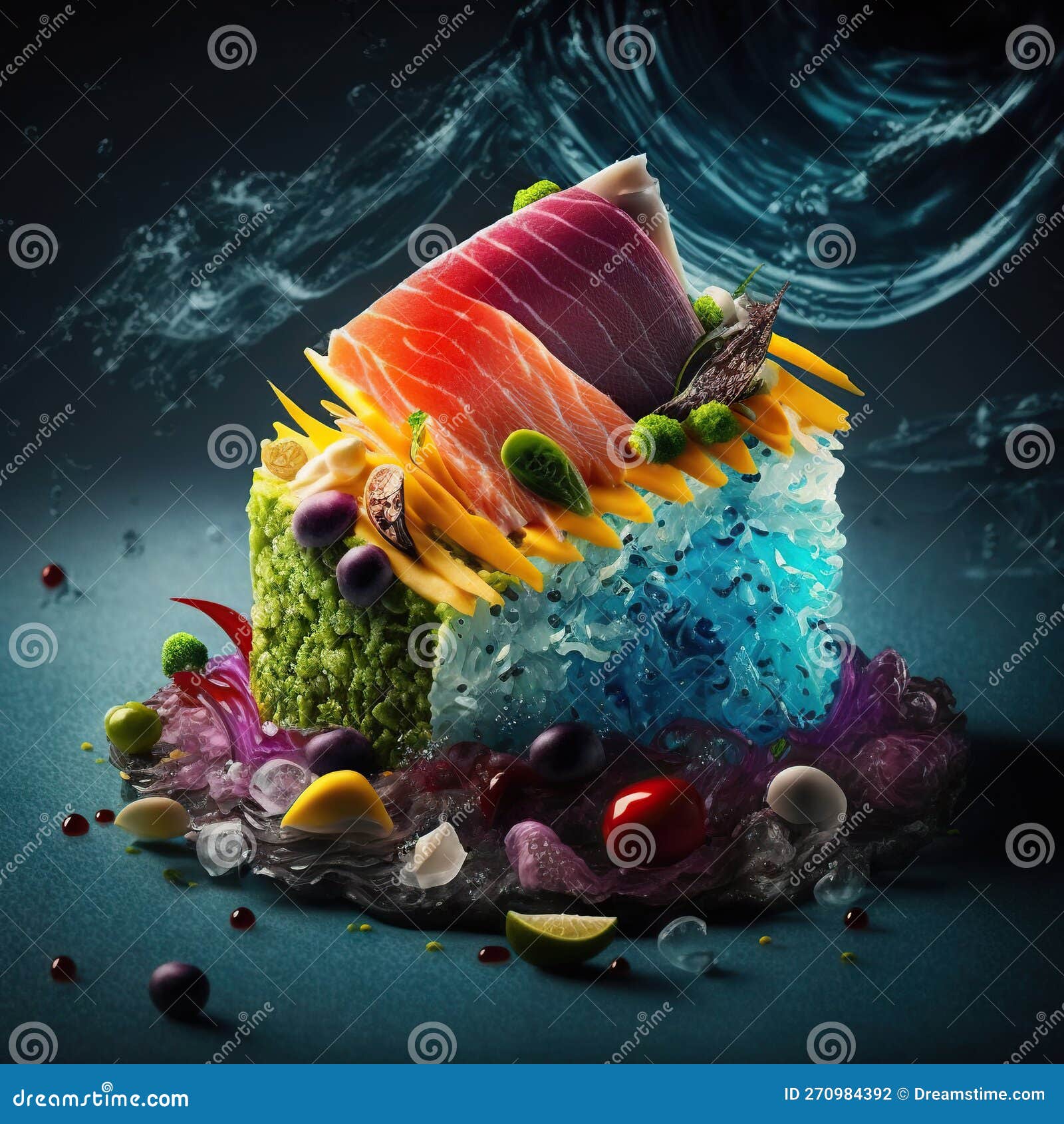 Illustration of the Alien Food Stock Illustration - Illustration of ...