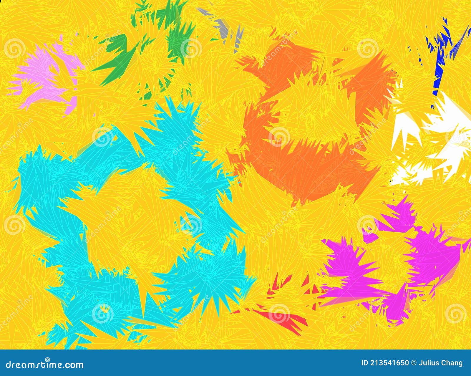 Illustration of All Things Yellow Stock Illustration - Illustration of ...