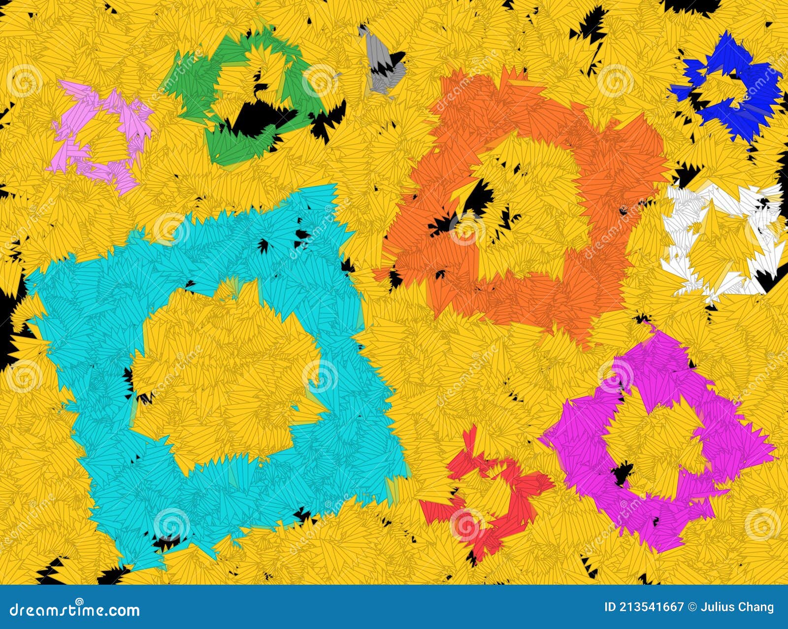 Illustration of All Things Yellow Stock Illustration - Illustration of ...