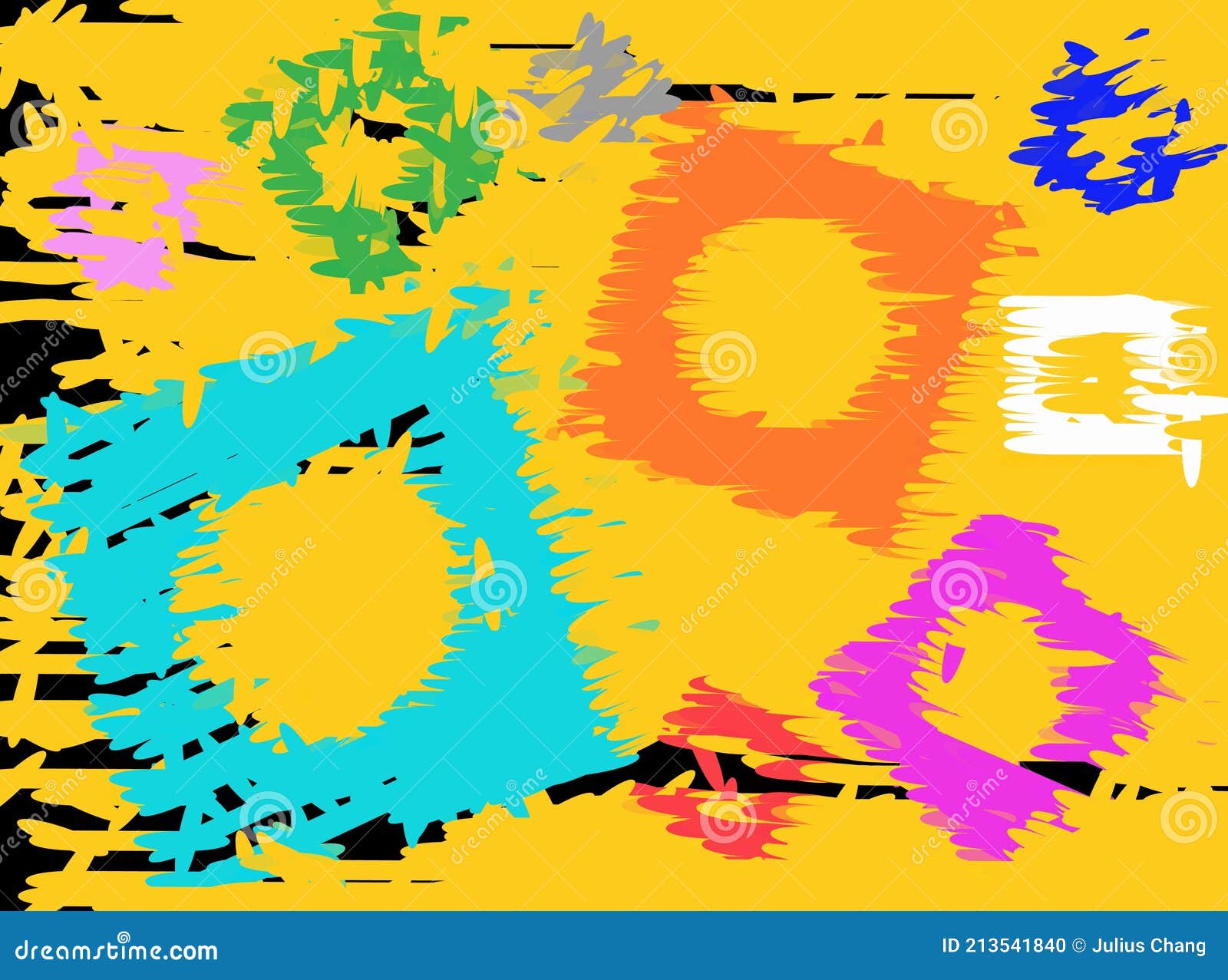 Illustration of All Things Yellow Stock Illustration - Illustration of ...