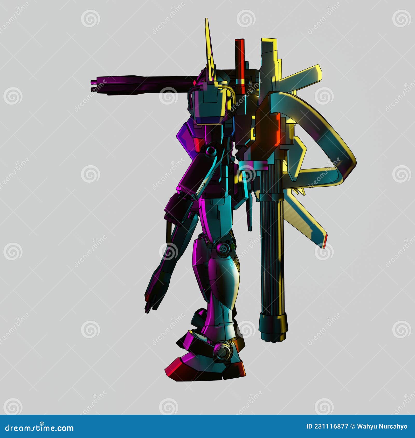 Illustration of an Ancient Combat Robot Editorial Photography ...