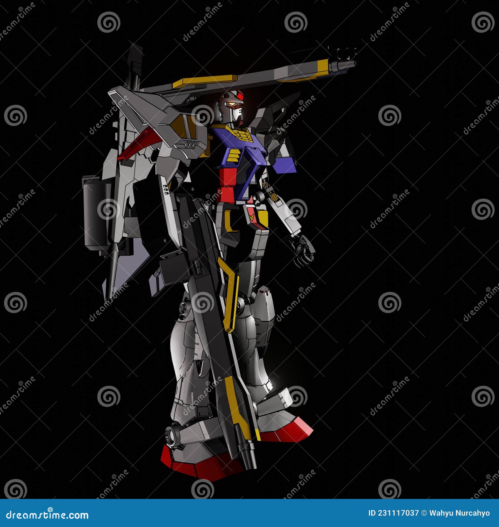 Illustration of an Ancient Combat Robot Editorial Photography ...