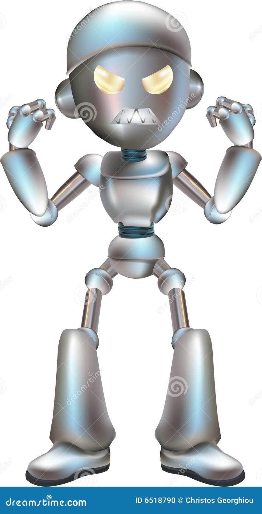 Illustration of Angry Robot Stock Vector - Illustration of standing ... Illustration of Angry Robot Stock Vector - Illustration of standing ...
