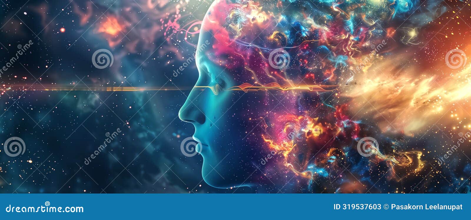 Illustration of Annual Collective Mind Concept Art Exploding Min Stock ...