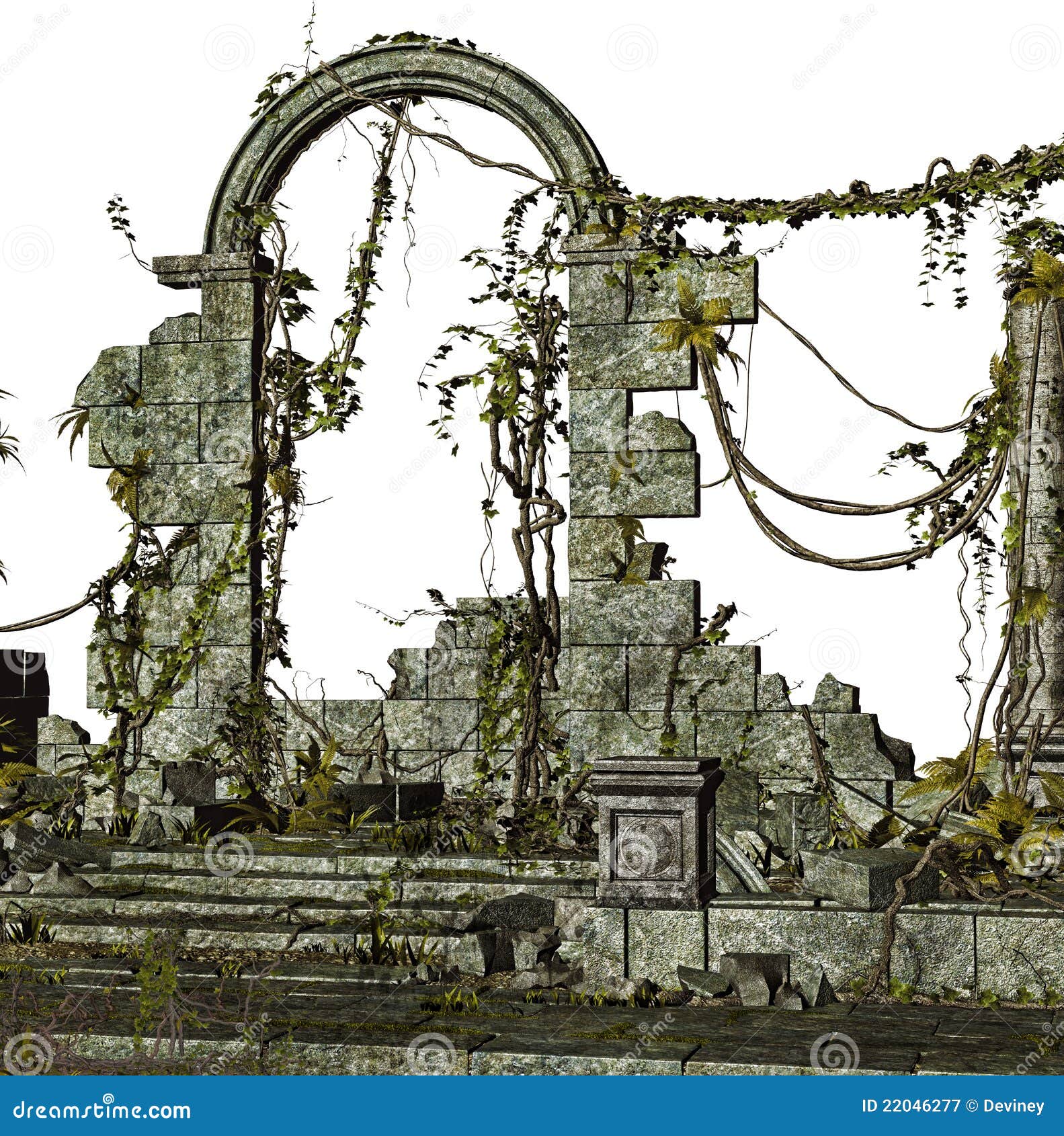 Illustration Antique De Ruine Illustration Stock - Illustration du ...