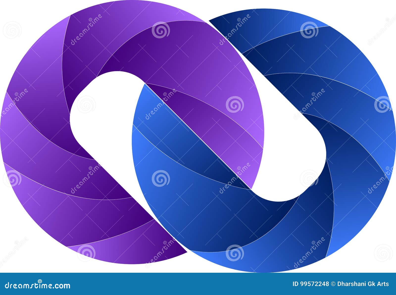 Chain-link logo stock vector. Illustration of abstract - 99572248