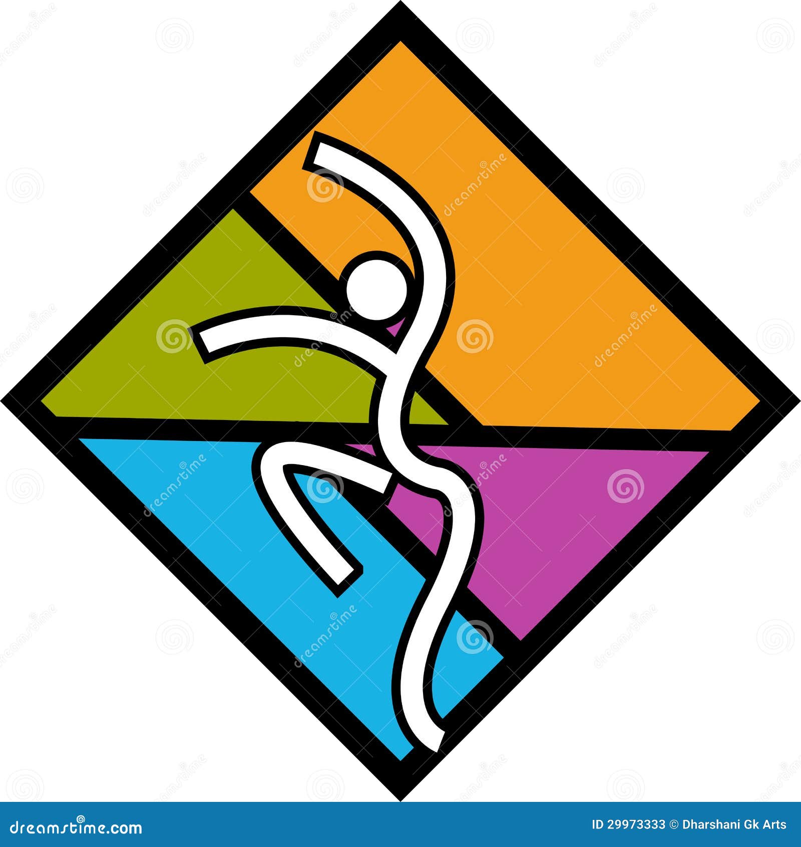 Dance logo stock vector. Image of icon, illustration - 29973333