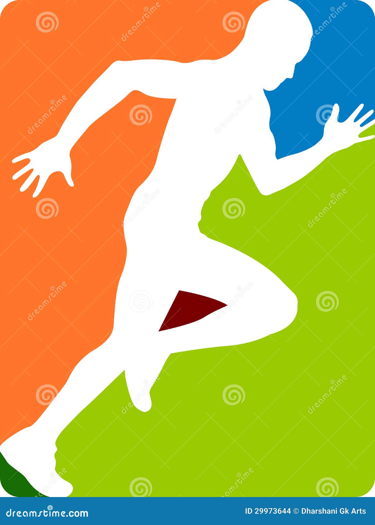 Man Running Clip Art