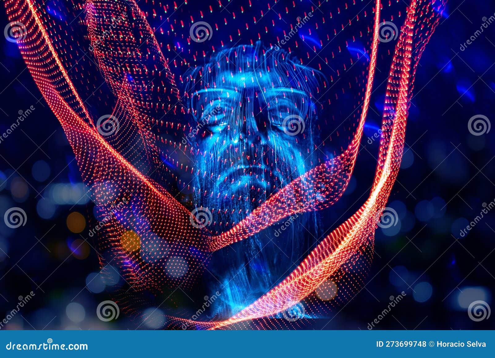 Illustration of Artificial Intelligence Becoming Aware of Its Own ...