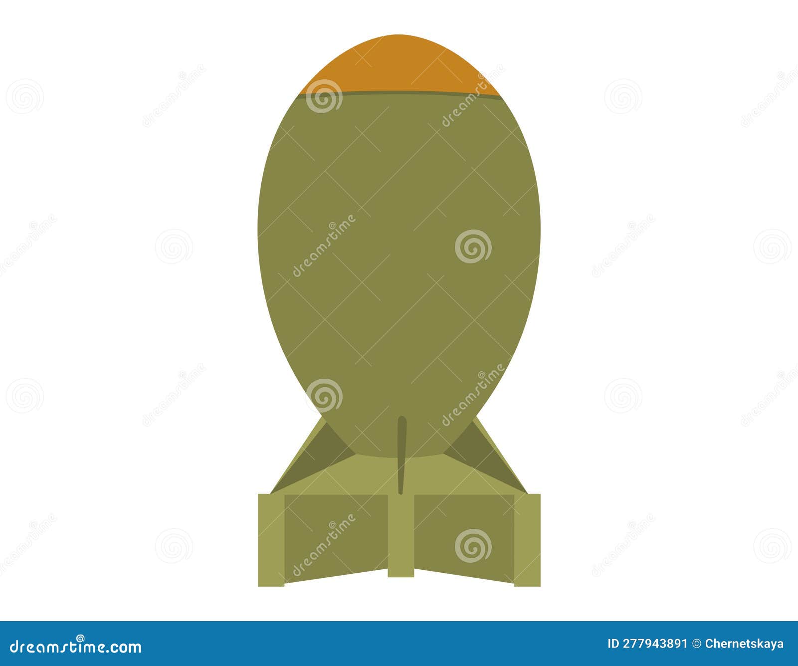 Illustration of Atomic Weapon on White Background Stock Illustration ...