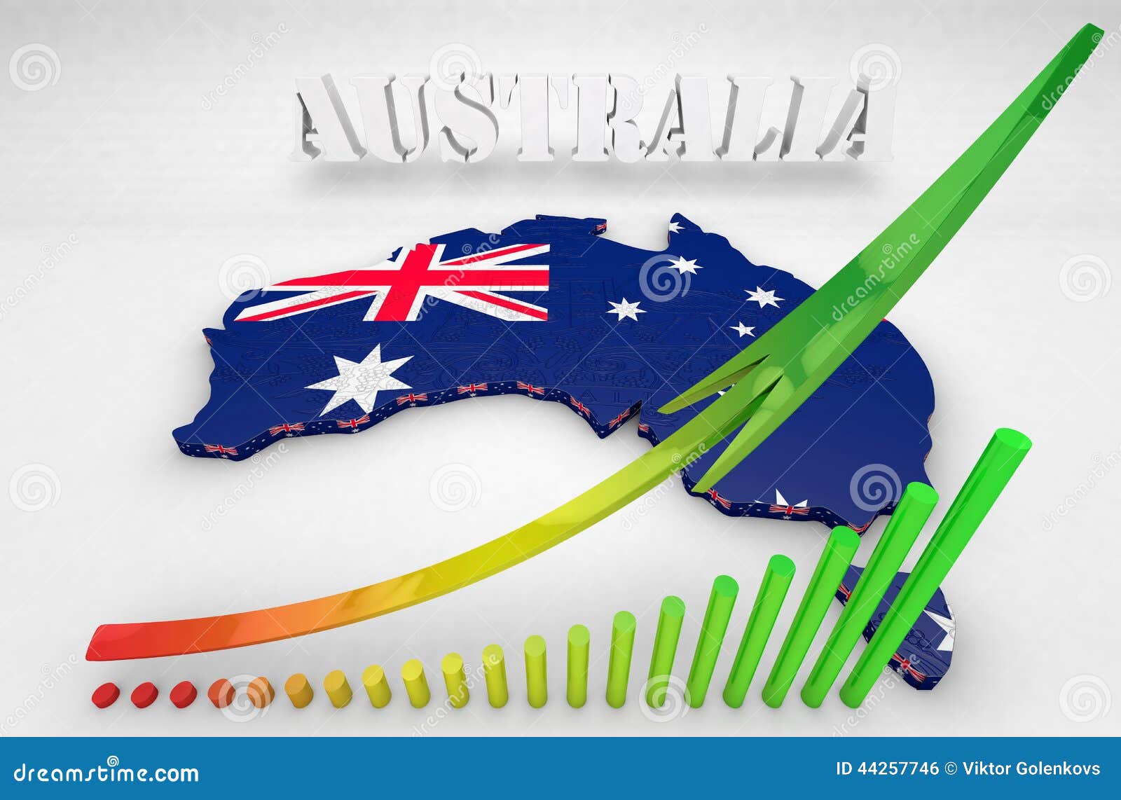 Illustration of Australia stock illustration. Illustration of nation ...