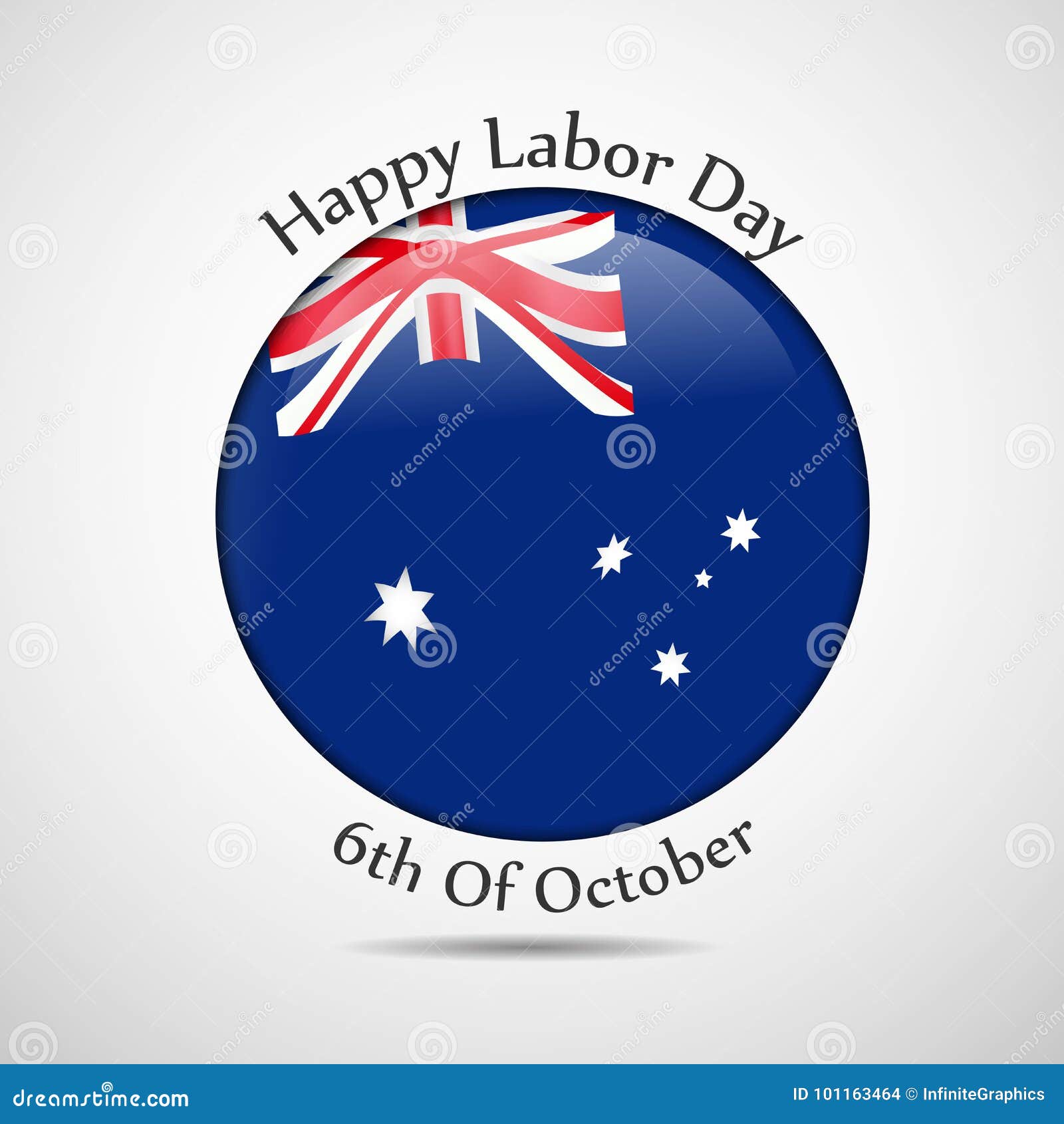 Illustration of Australia Labor Day Background Stock Vector ...