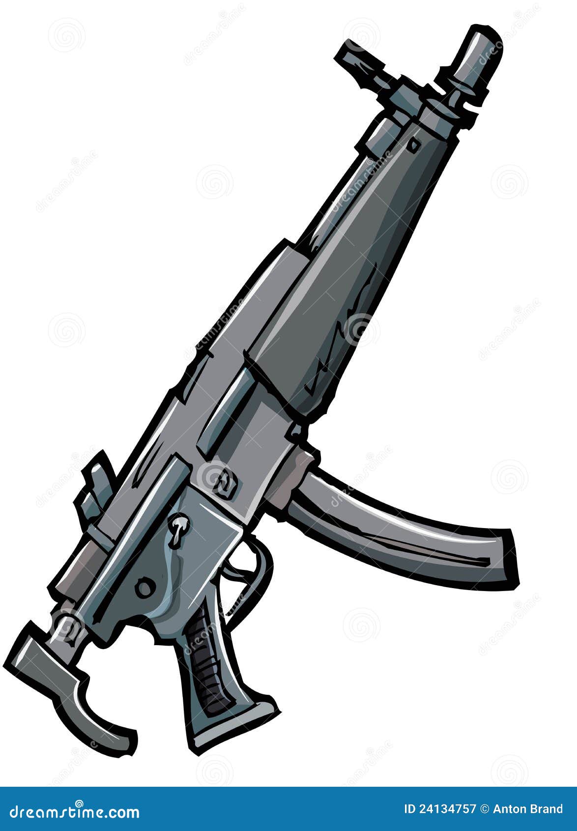 Submachinegun Cartoons, Illustrations & Vector Stock Images - 60 ...