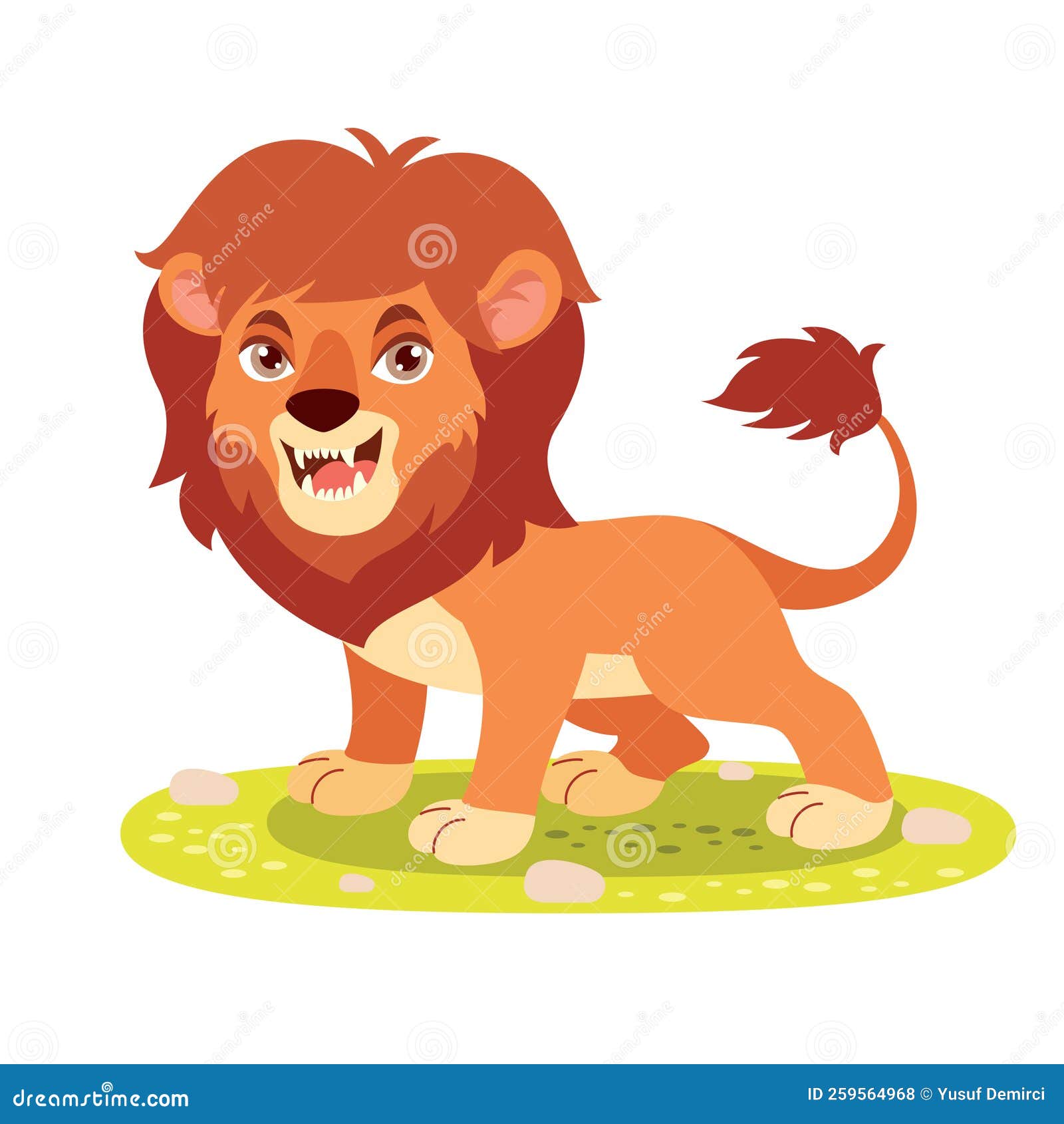 Illustration av en lejon stock illustrationer. Illustration av angus ...