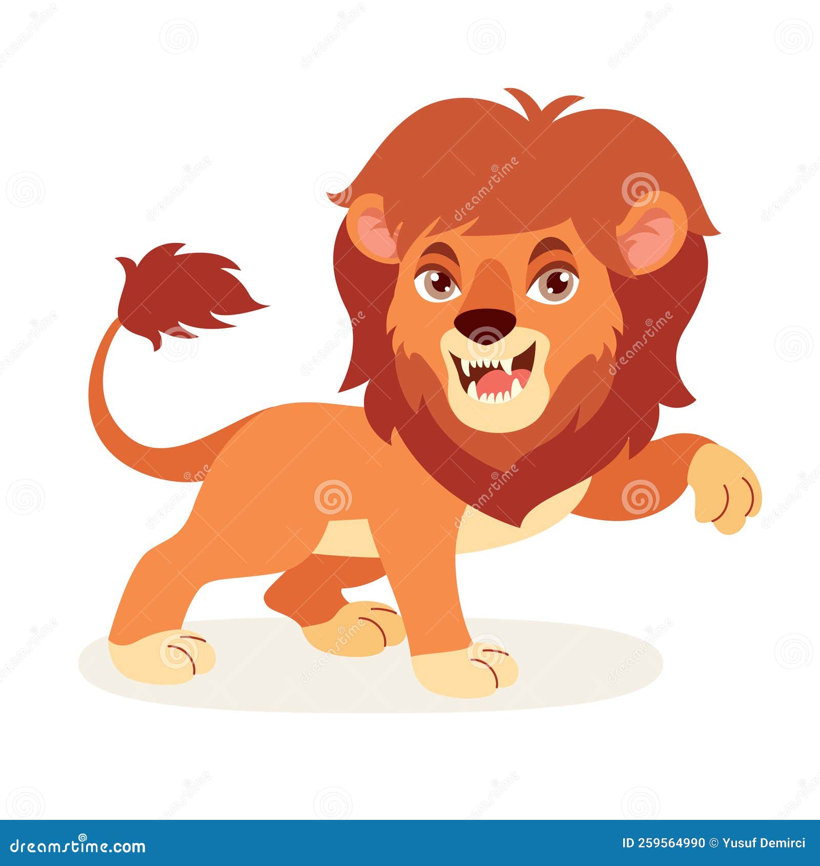 Illustration av en lejon stock illustrationer. Illustration av lejon ...