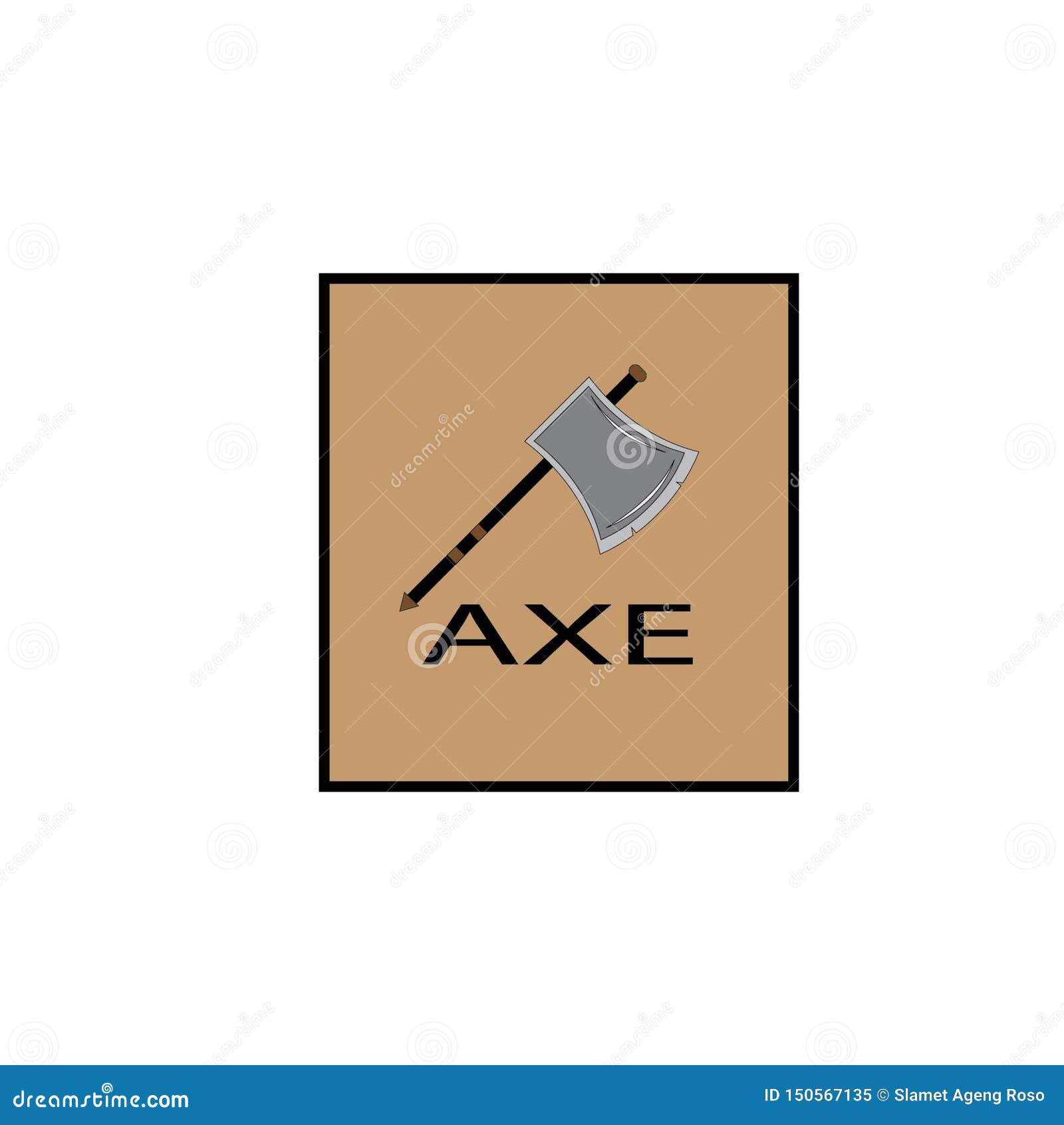 Illustration of Ax Logo_ Symbol Vector Stock Illustration ...