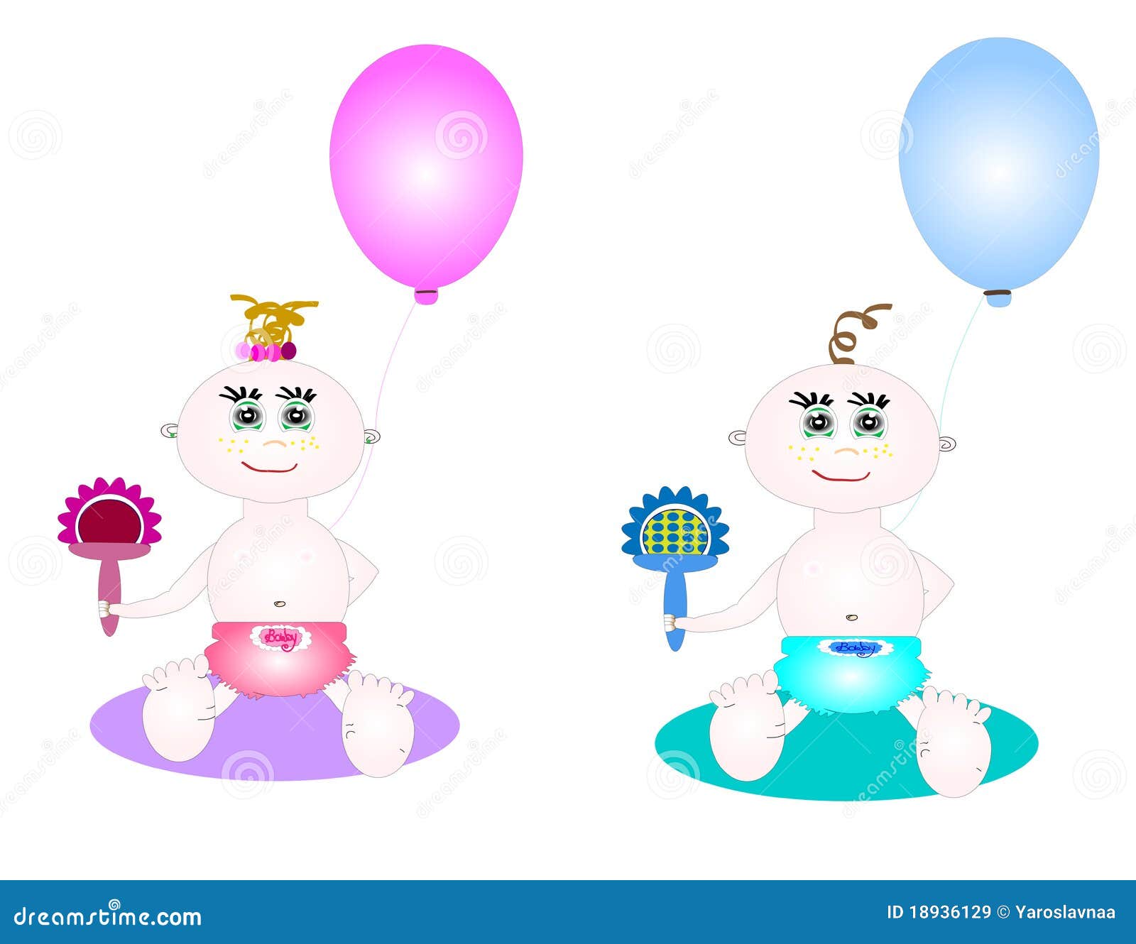 Illustration of babies stock illustration. Illustration of drawing ...