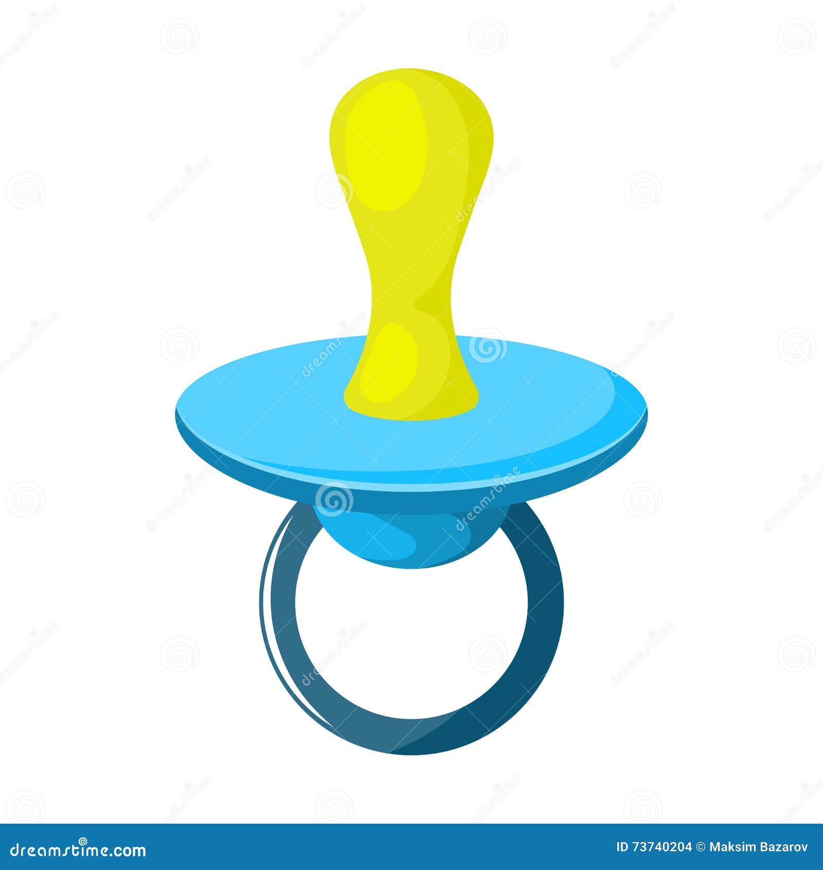 Illustration of Baby Pacifier Stock Illustration - Illustration of icon ...