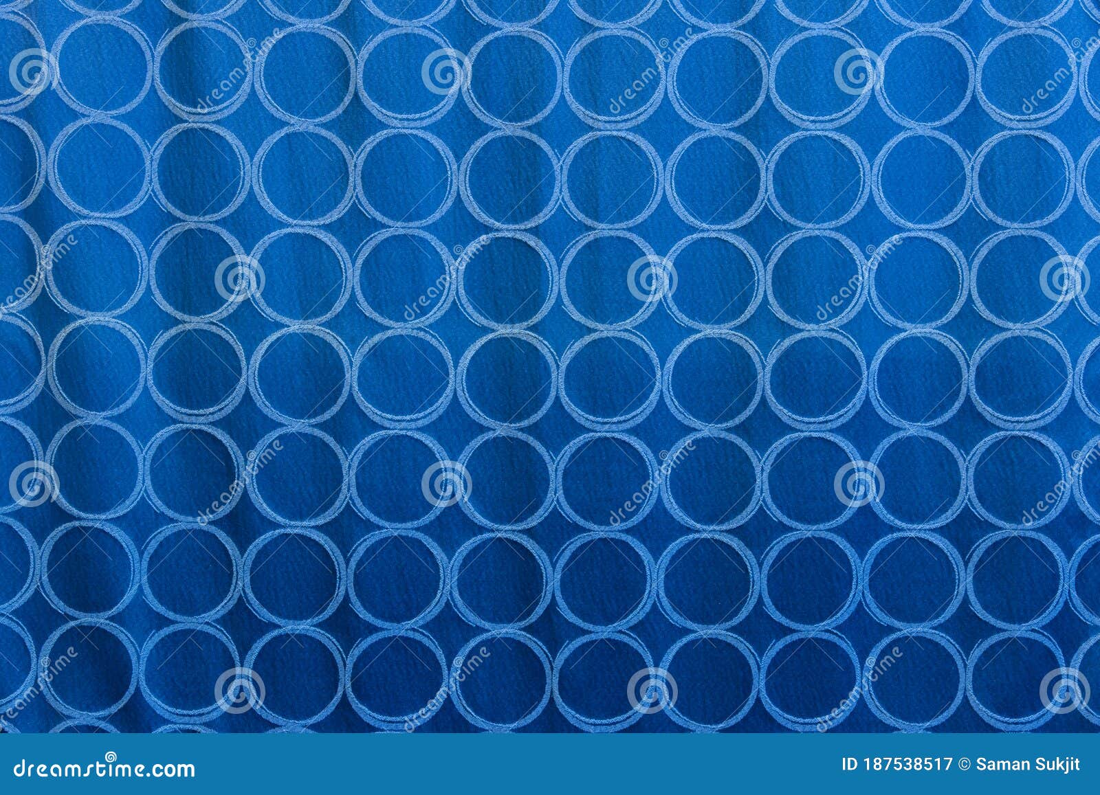 Blue and Has a White Circle Pattern Stock Image - Image of ornament ...