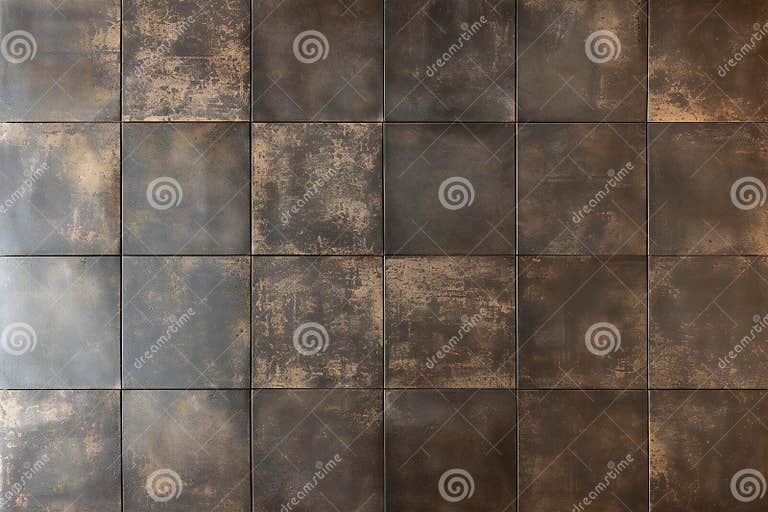 Background of Brown Ceramic Tiles Wall Texture Pattern and Seamless ...