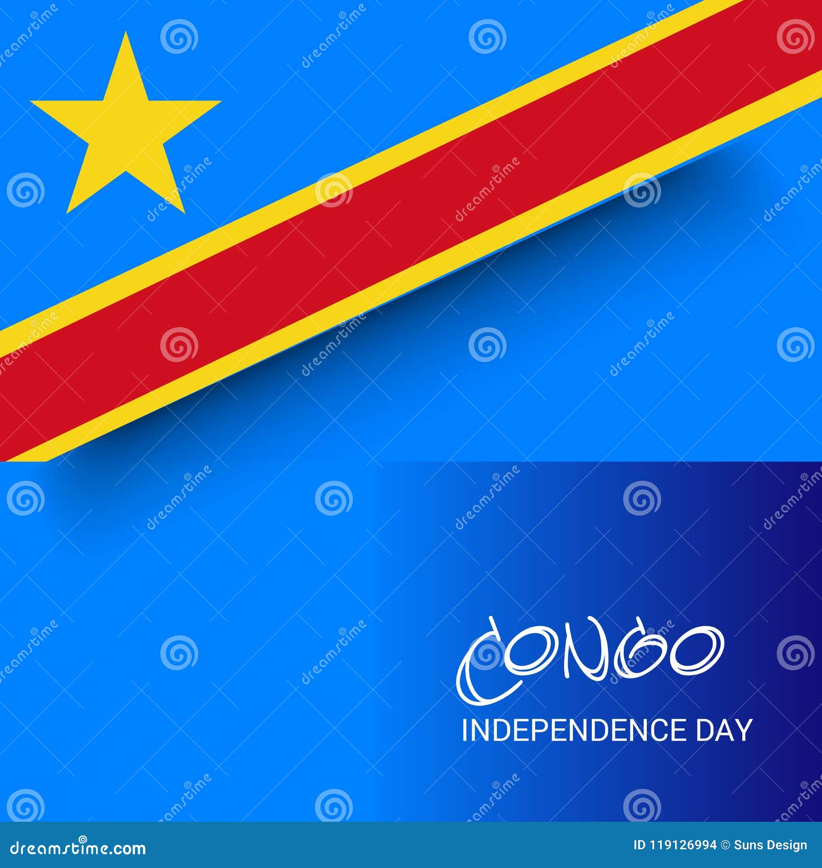 Congo Independence Day. stock illustration. Illustration of abstract ...