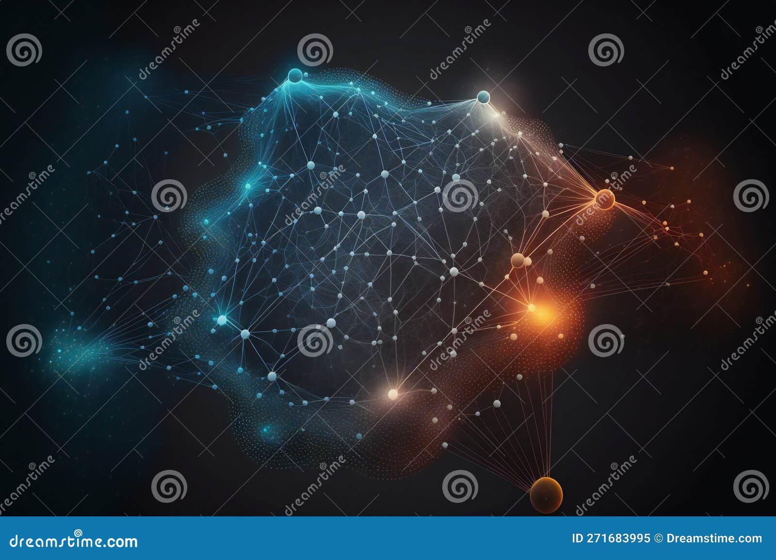 Background with Connecting Dots and Lines, Abstract, Backgrounds Stock ...