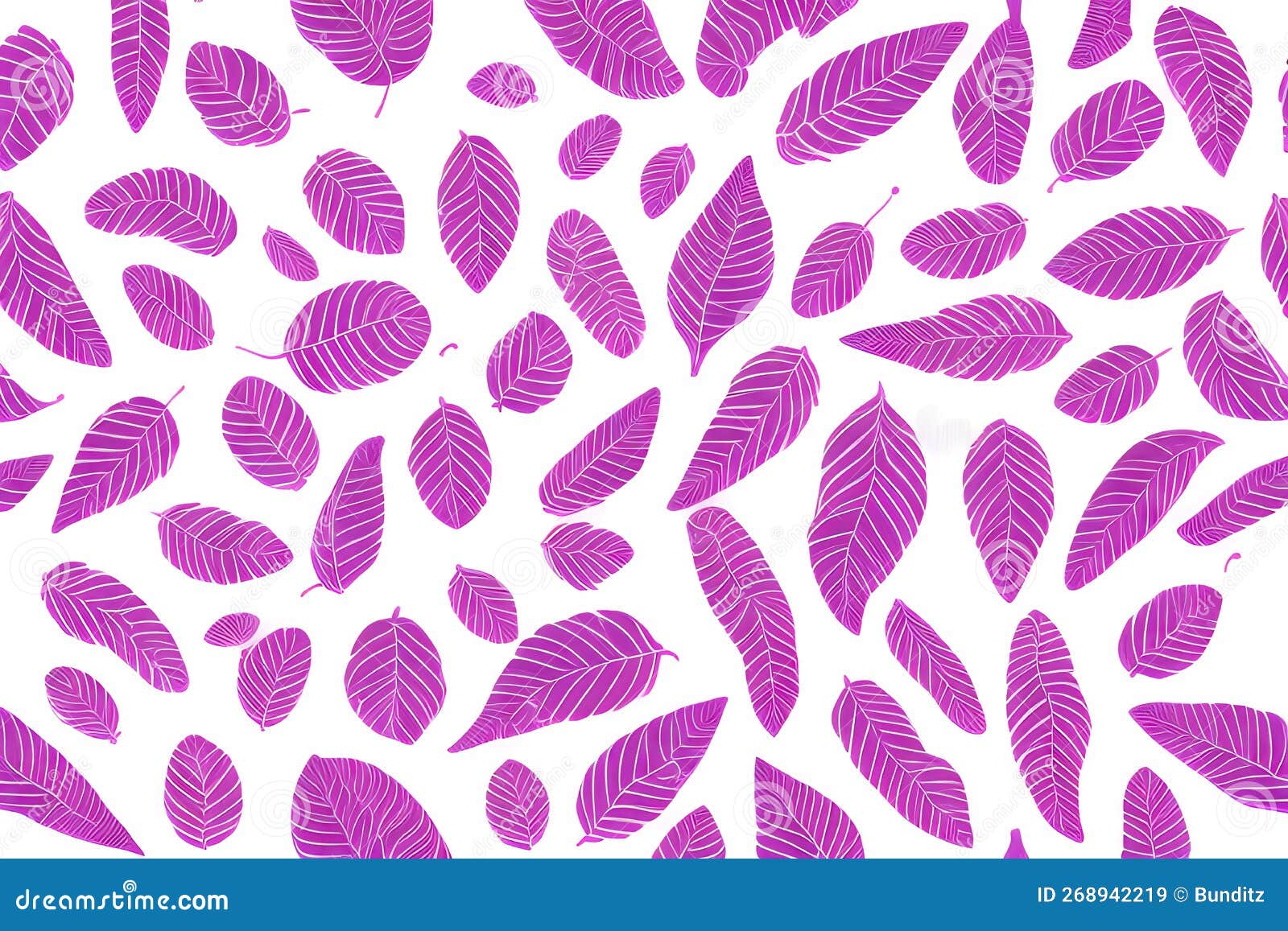 Illustration Background Image Colorful Leaves Many Forms Many Types ...