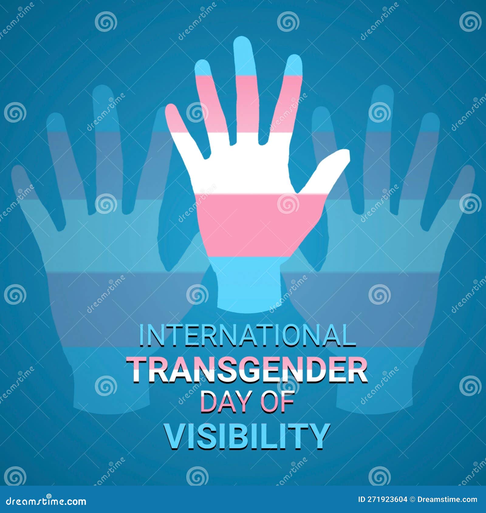 Illustration of a Background for International Transgender Day of ...