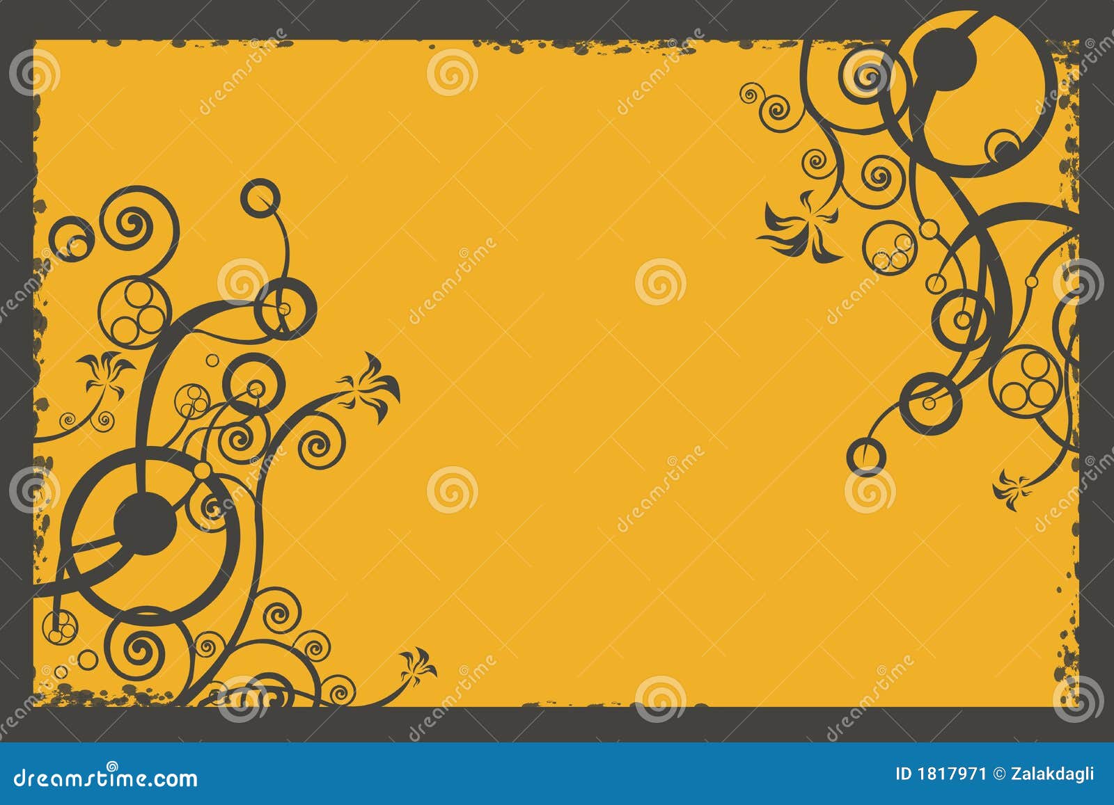 Illustration, Background, Layout, Floral Design Stock Illustration ...