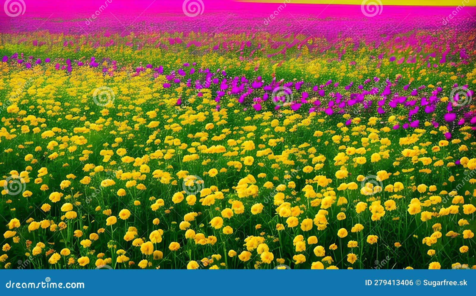 Illustration of Floral, Meadows Background Texture Stock Illustration ...