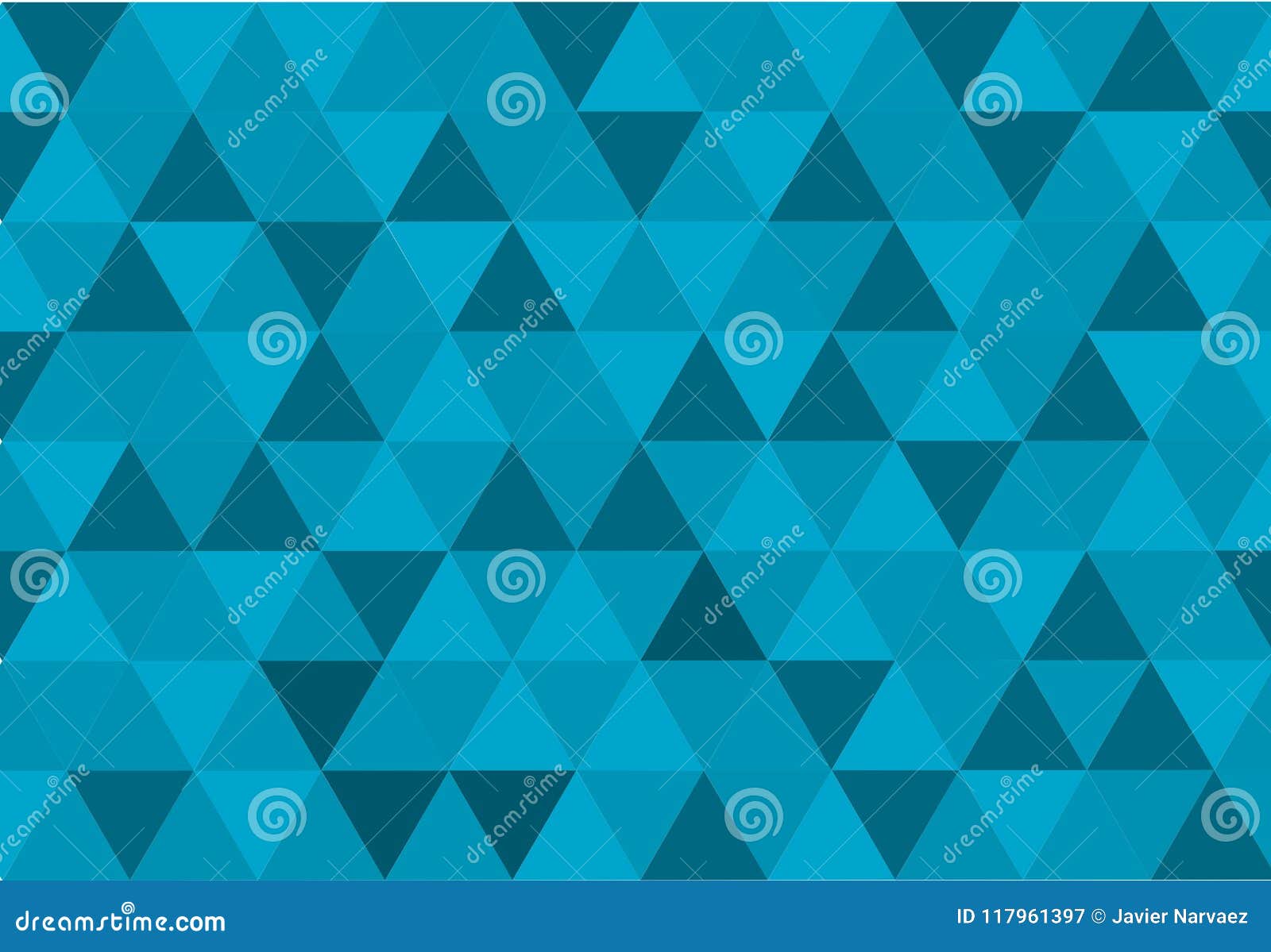 Background with Triangles in Cold Colors Stock Vector - Illustration of ...