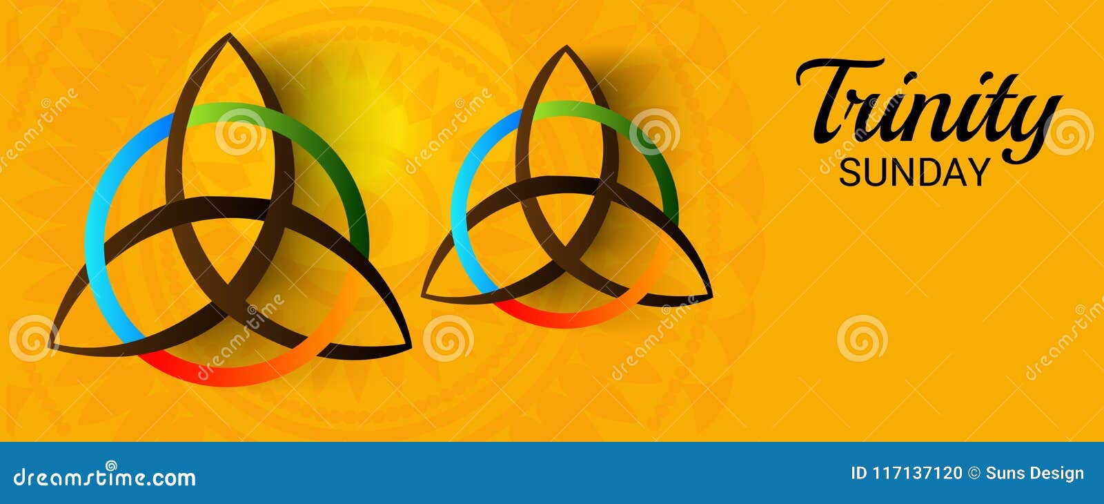 Trinity Sunday. stock illustration. Illustration of template - 117137120